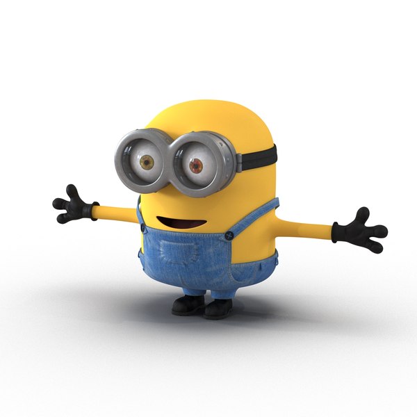 modelo 3d Short Two Eyed Minion Rigged para Maya - TurboSquid 1111430