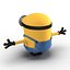 3d Model Short Eyed Minion Rigged