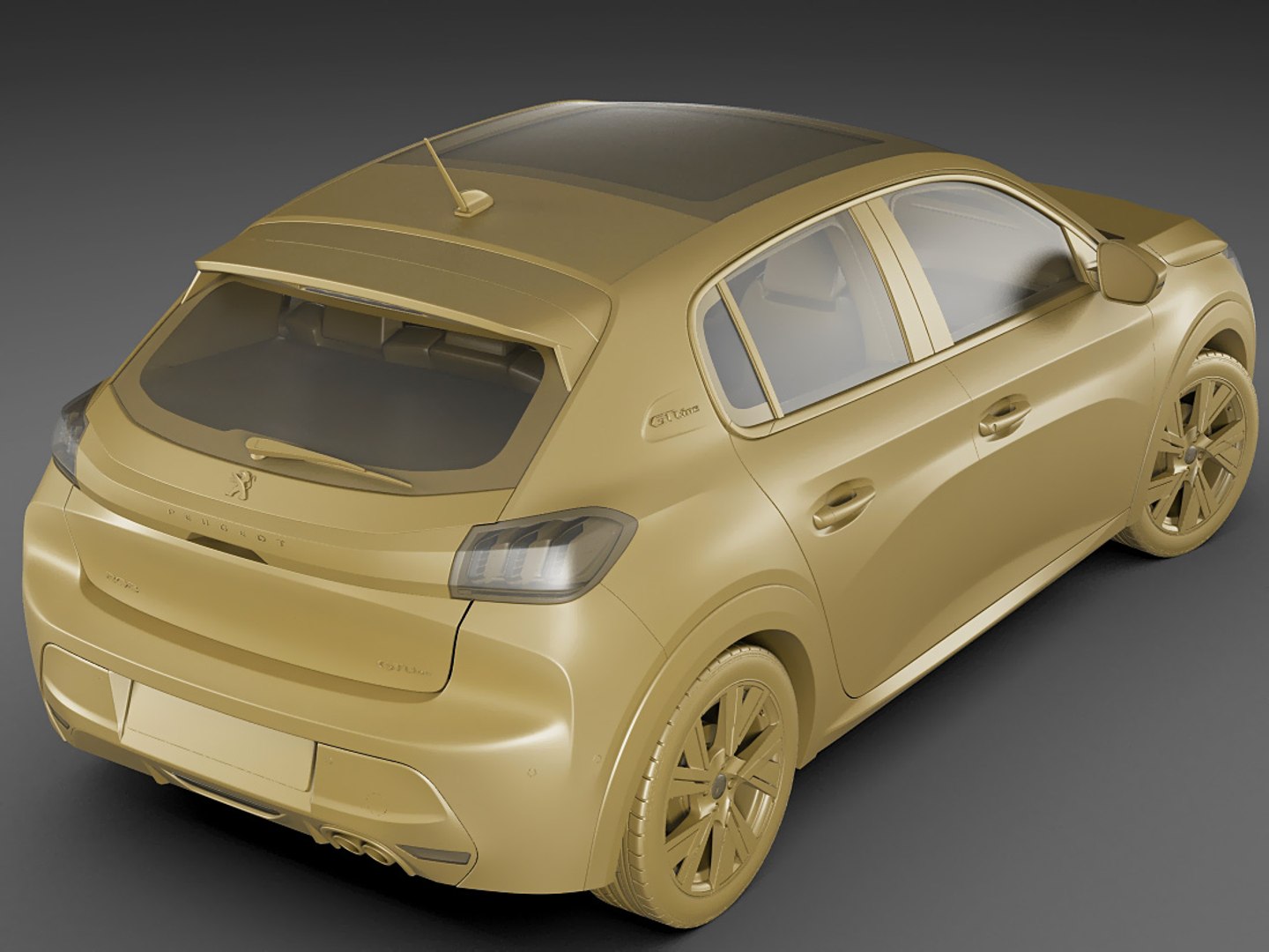 3D peugeot 208 2020 - TurboSquid 1435805