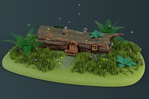 Log Cabin STL Models for Download | TurboSquid