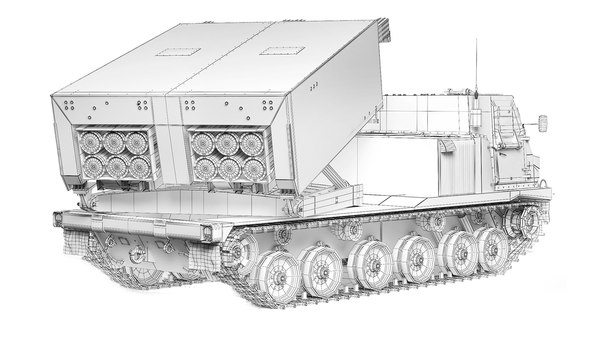 modelo 3d MLRS M270 A1 1998 - TurboSquid 1965564