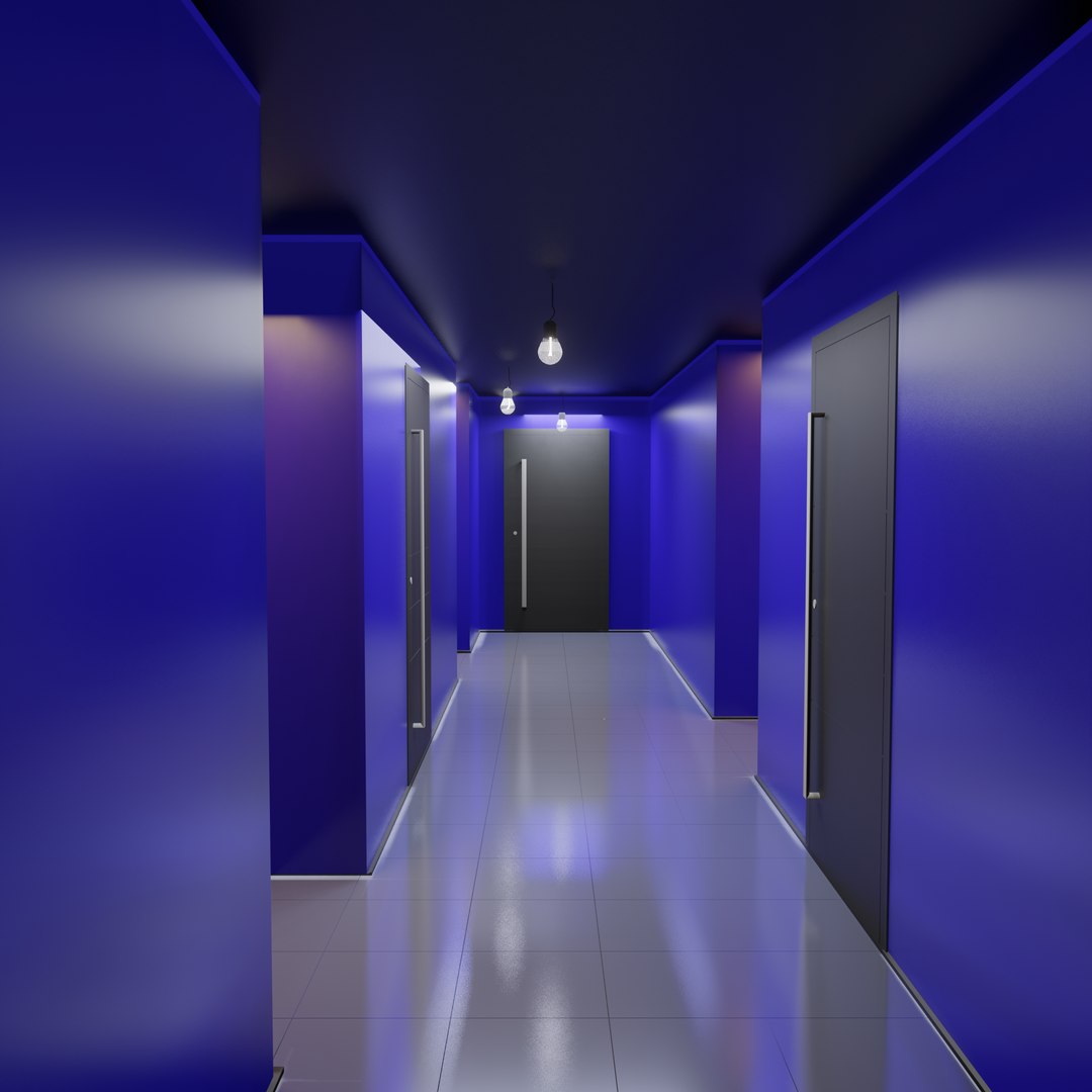 3D Model Hallway - TurboSquid 1847267