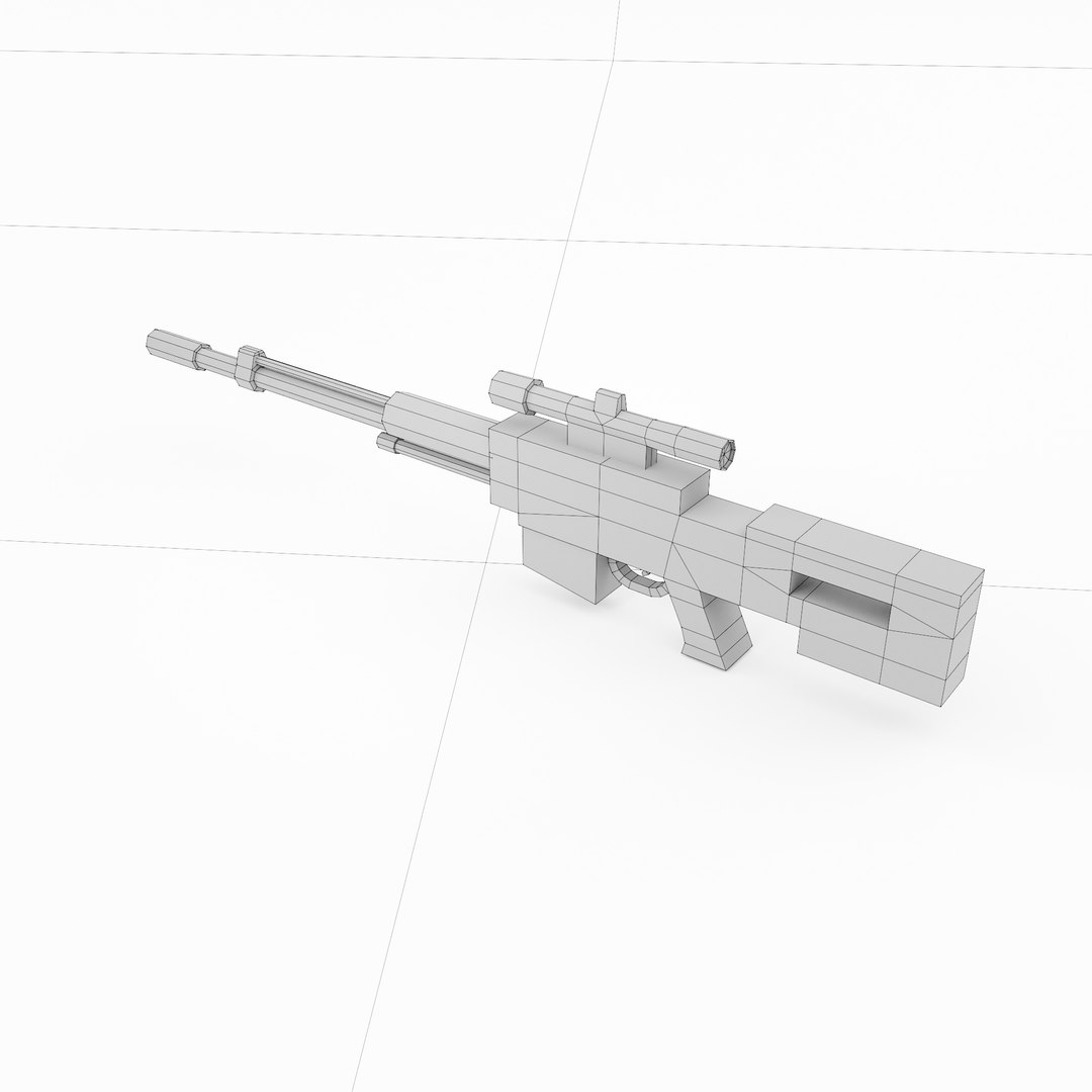 Accuracy International AS50 Sniper Rifle Gun Model - TurboSquid 1991451