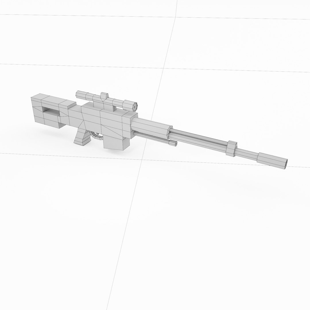 Accuracy International AS50 Sniper Rifle Gun Model - TurboSquid 1991451
