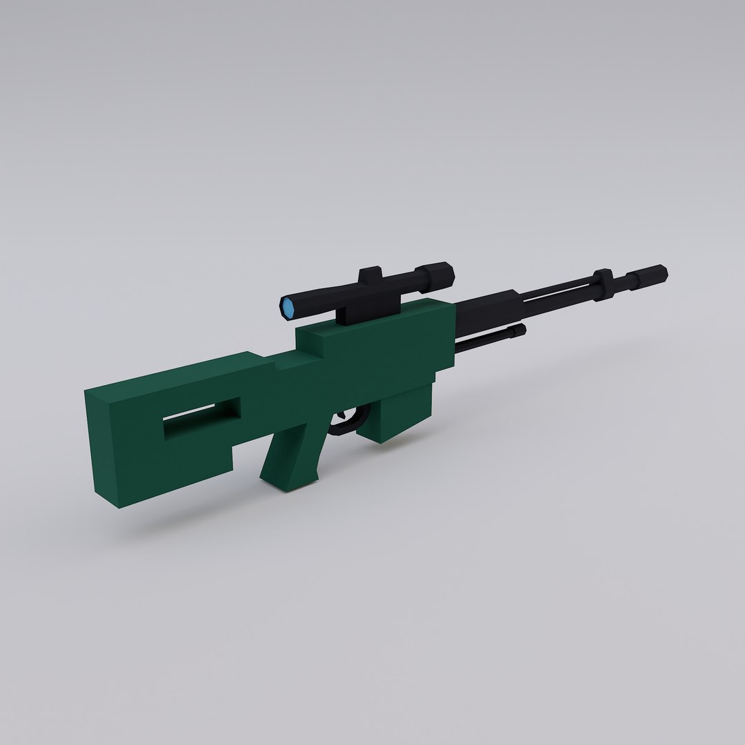 Accuracy International AS50 Sniper Rifle Gun Model - TurboSquid 1991451