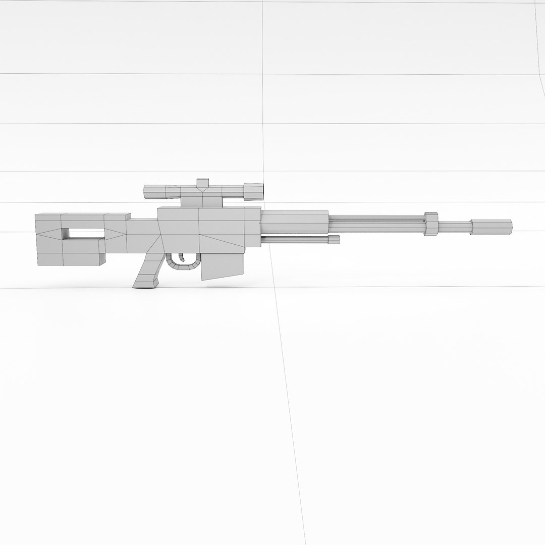 Accuracy International AS50 Sniper Rifle Gun Model - TurboSquid 1991451