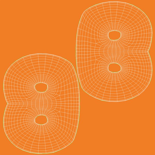 3D Foil Balloon Words Boy Gold - TurboSquid 1740063