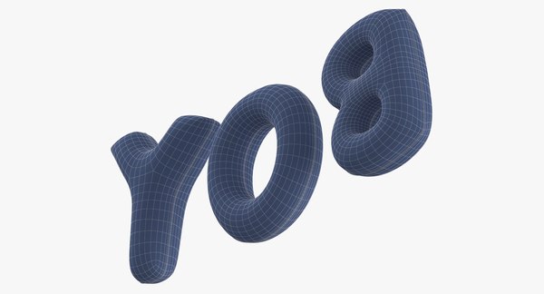 3D Foil Balloon Words Boy Gold - TurboSquid 1740063