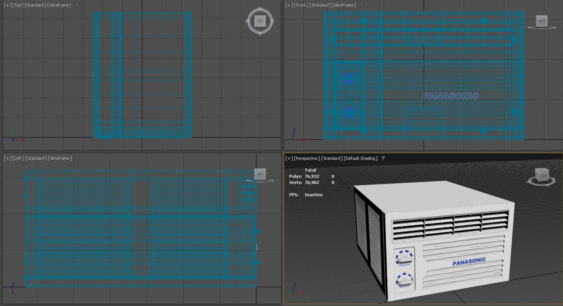 3D Aircon Window Type N1 Model - TurboSquid 2294850