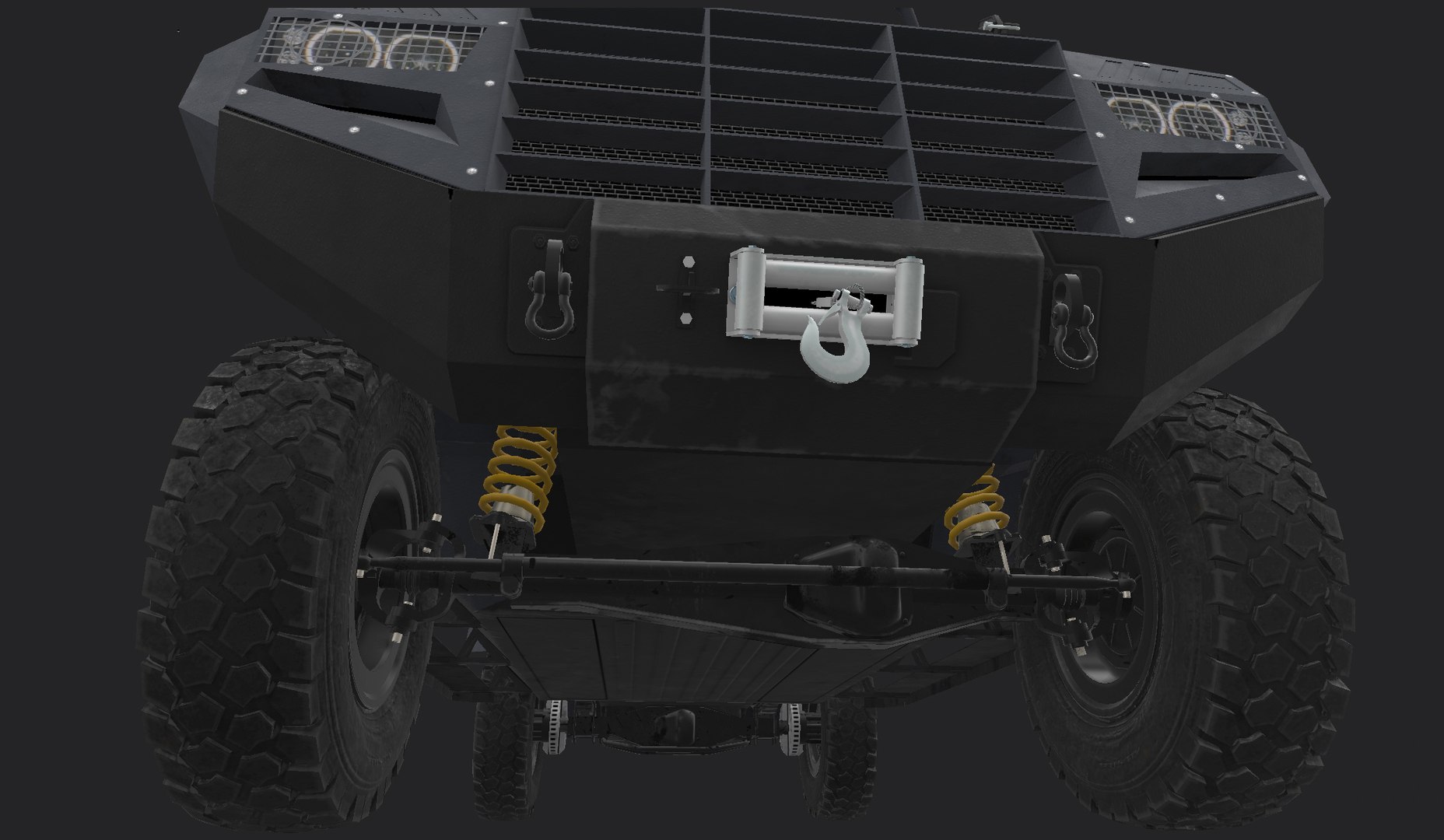 3D Roshel Senator APC Model - TurboSquid 2361025