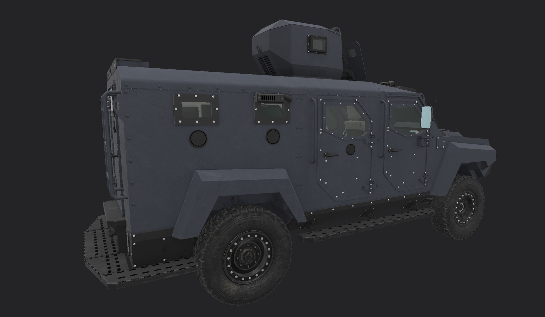 3D Roshel Senator APC Model - TurboSquid 2361025