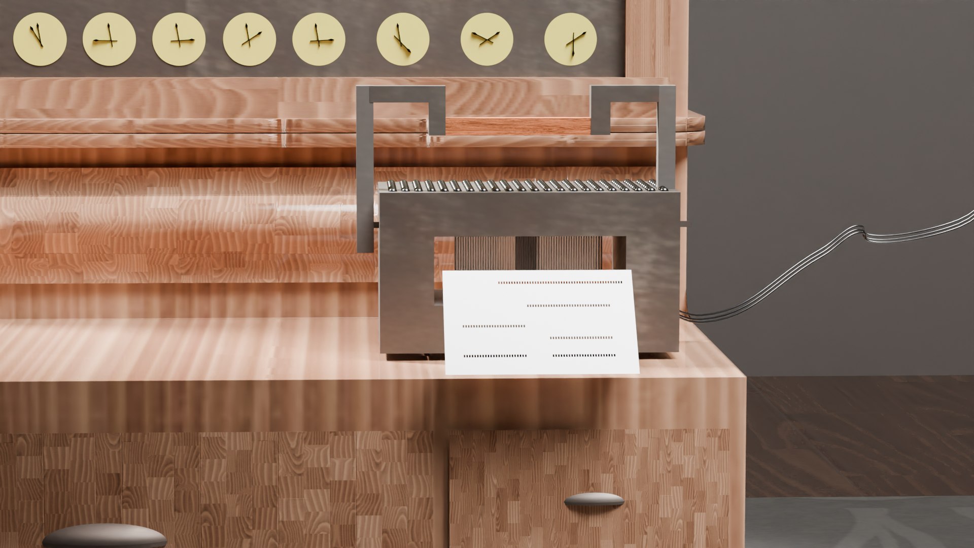 3D Tabulating Machine - TurboSquid 2357475