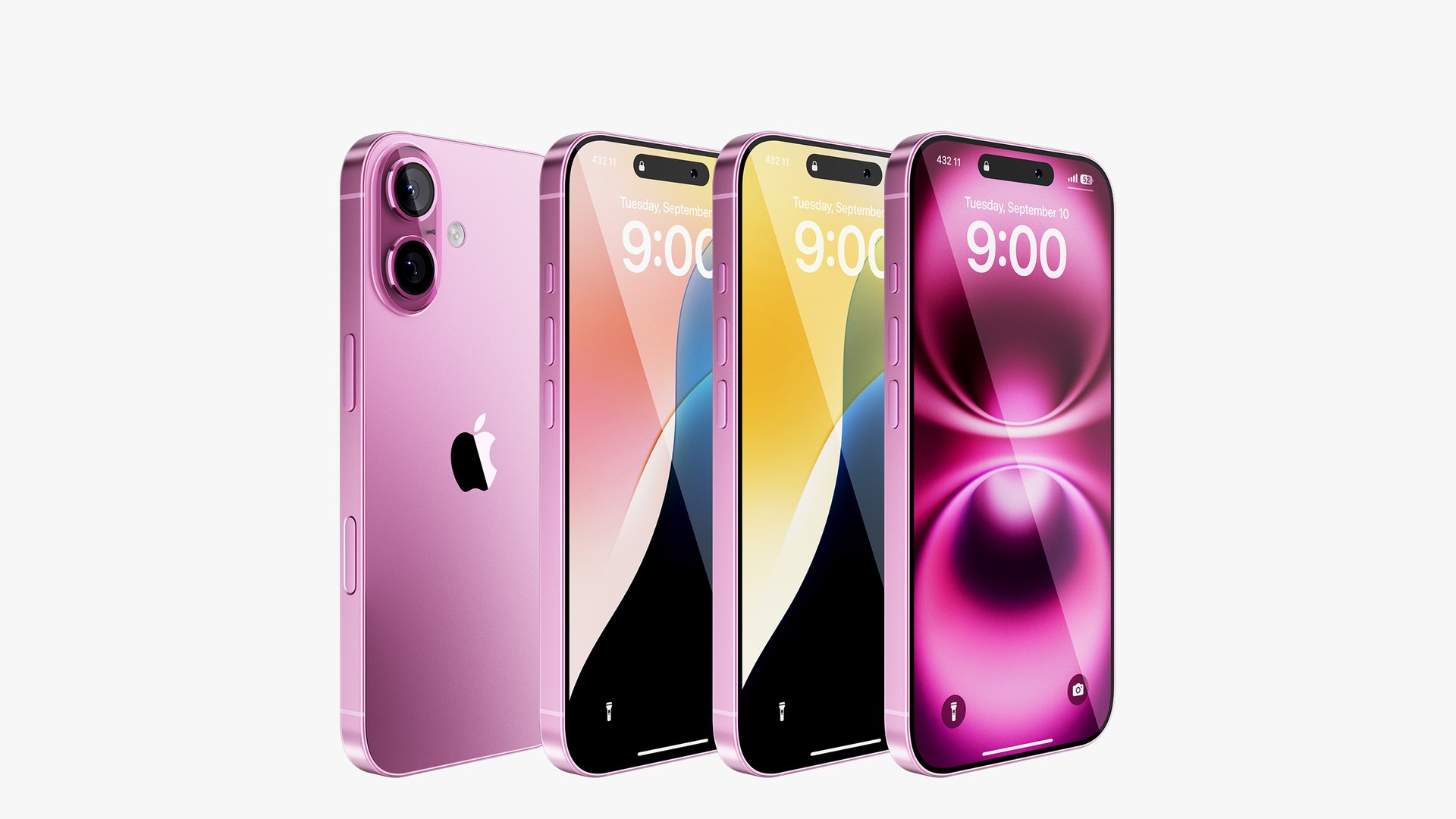 IPhone 16 Pink 3D - TurboSquid 2300249