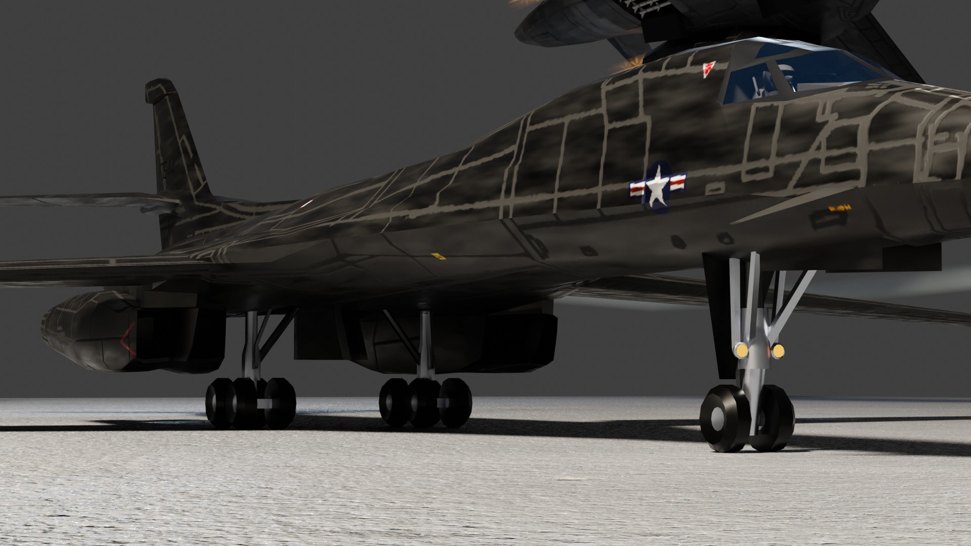 Rockwell B-1B Lancer 3D Model - TurboSquid 1982092