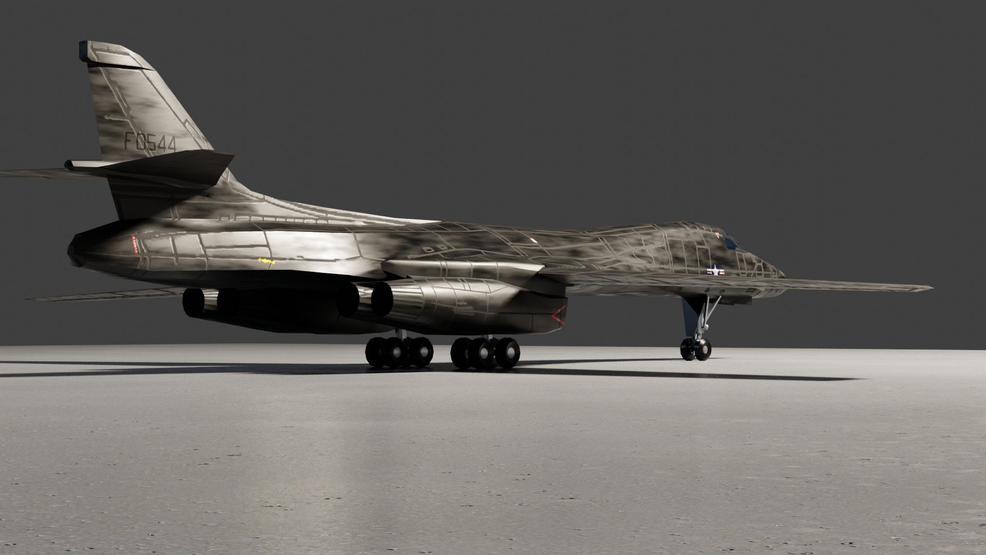 Rockwell B-1B Lancer 3D Model - TurboSquid 1982092