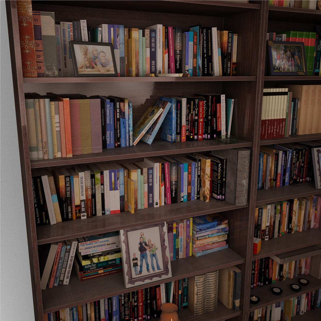 Bookshelf 2 Books Obj