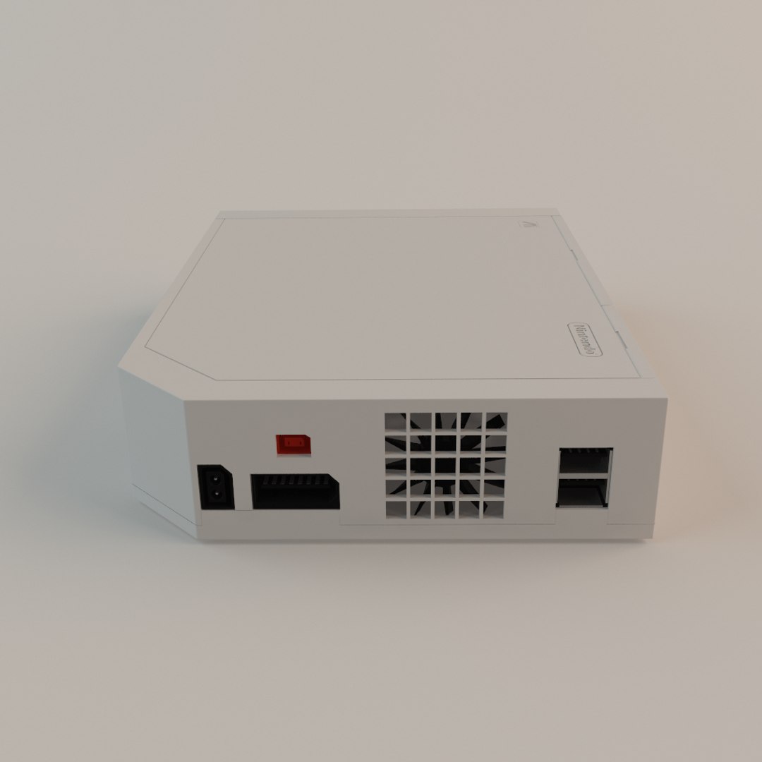 Nintendo Wii 3d Model