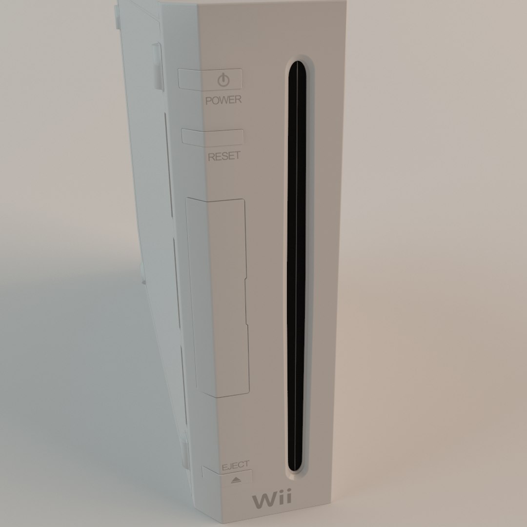 Nintendo Wii 3d Model