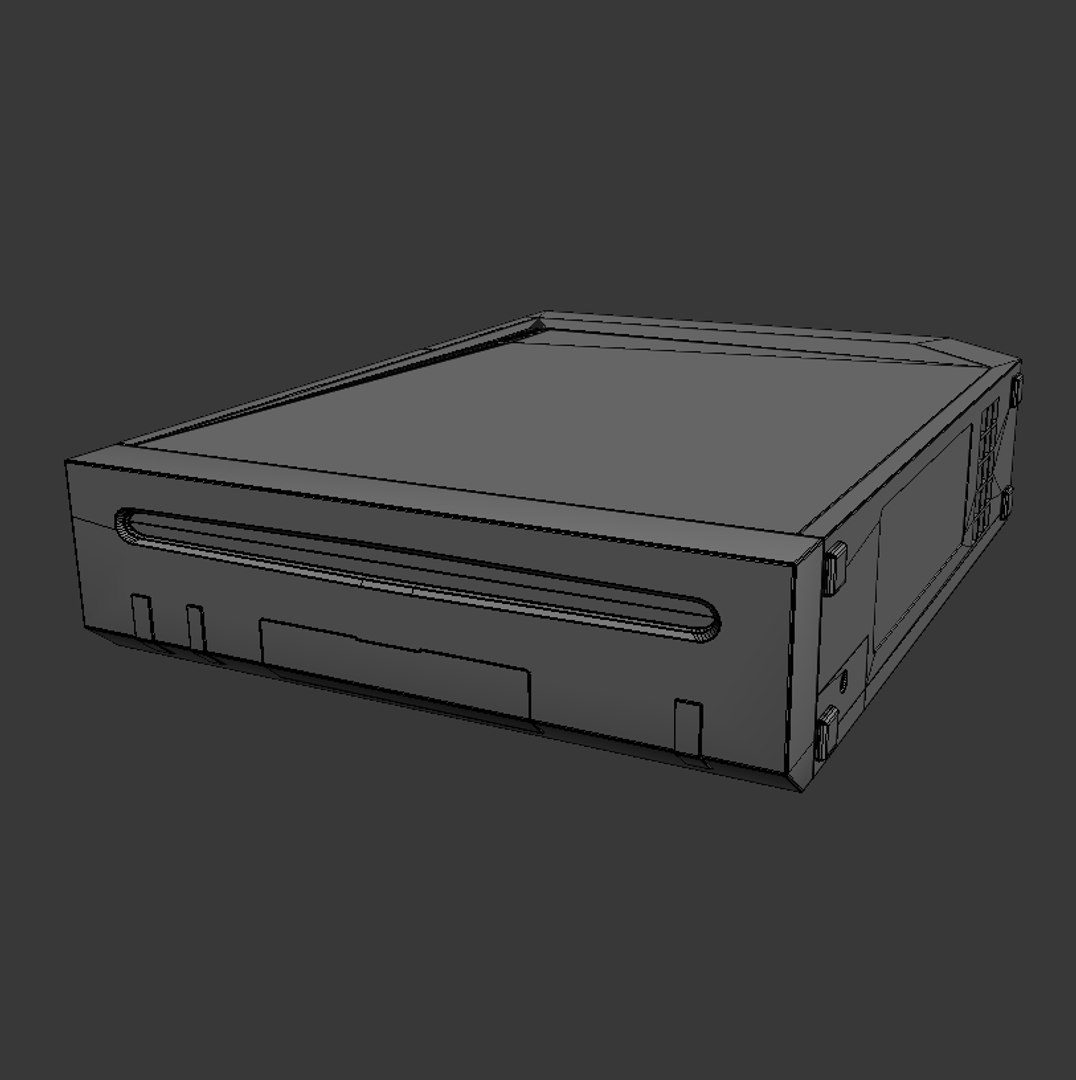 Nintendo Wii 3d Model