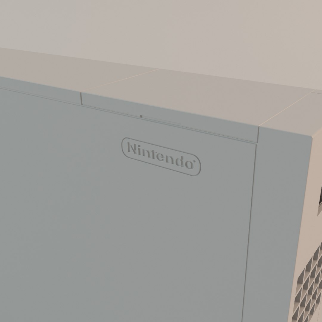 Nintendo Wii 3d Model