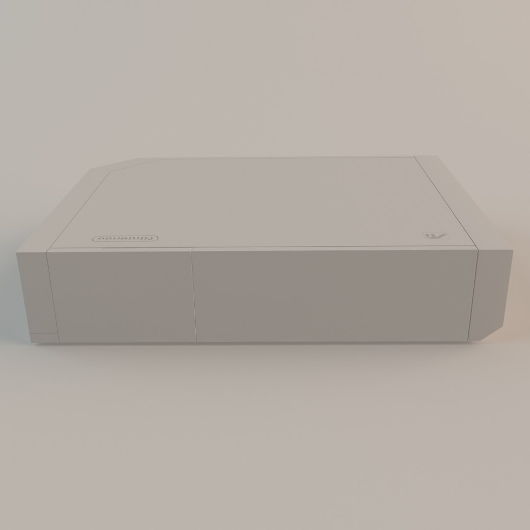 Nintendo Wii 3d Model