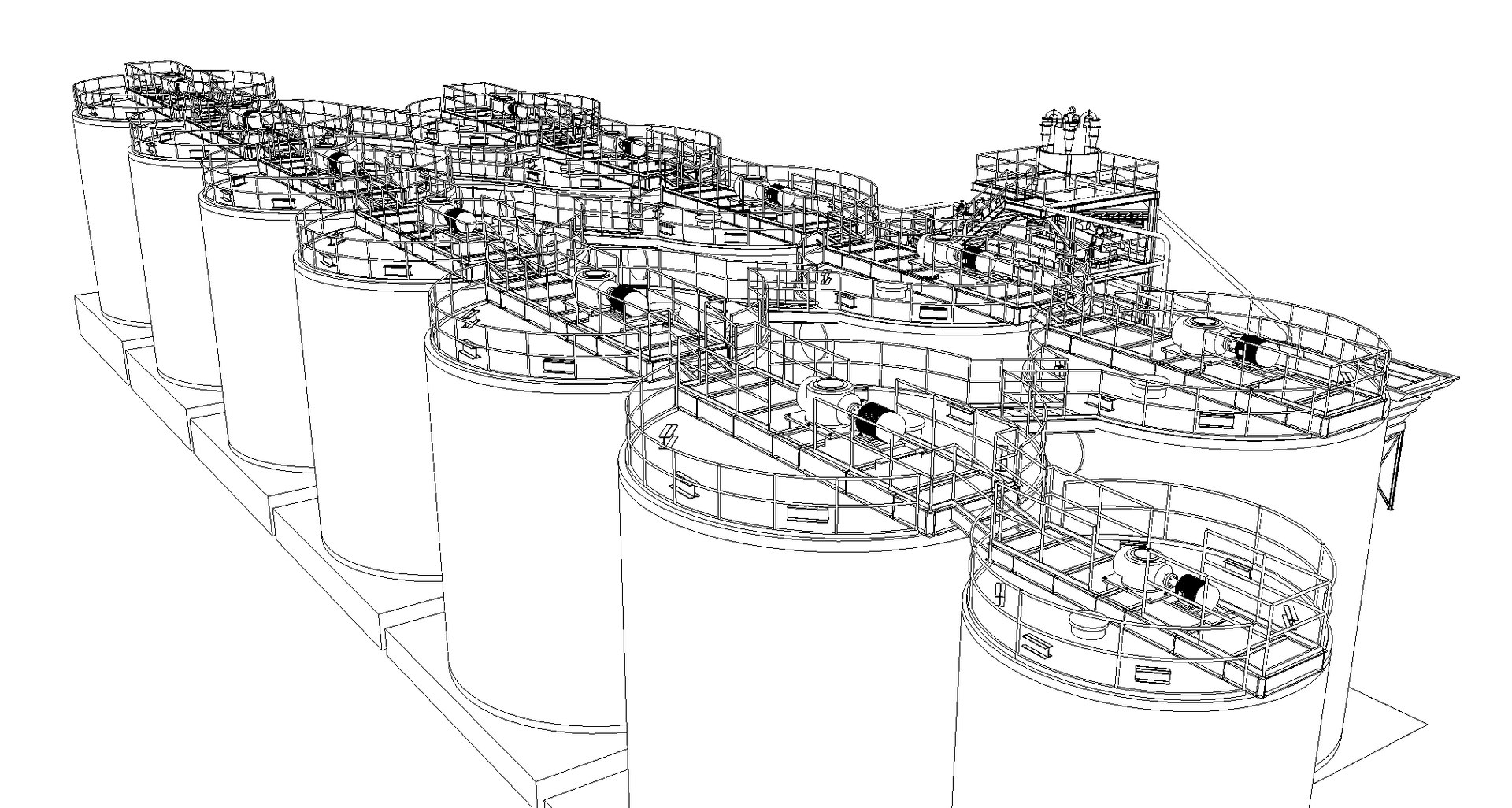 3D Gold Mining Leaching Section - TurboSquid 2171142
