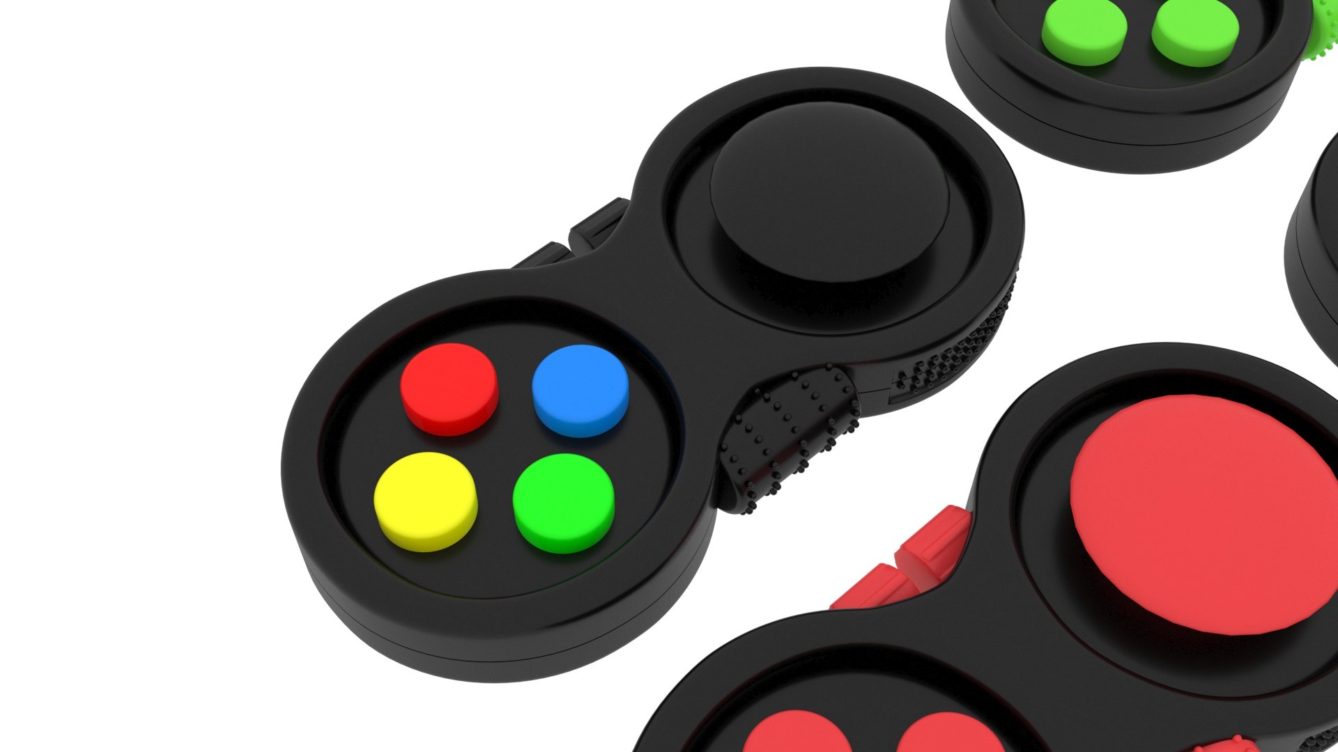 Joypad Controller Fidget Toys Set 3D - TurboSquid 1788793