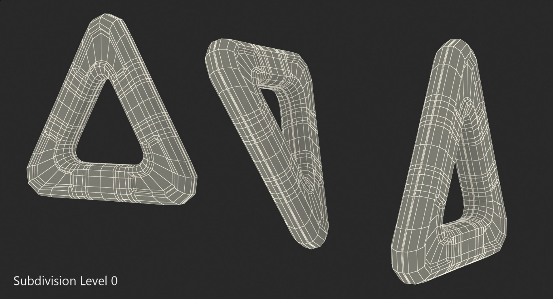 3D Magnetic Designer Colored Triangles Model - TurboSquid 1337512