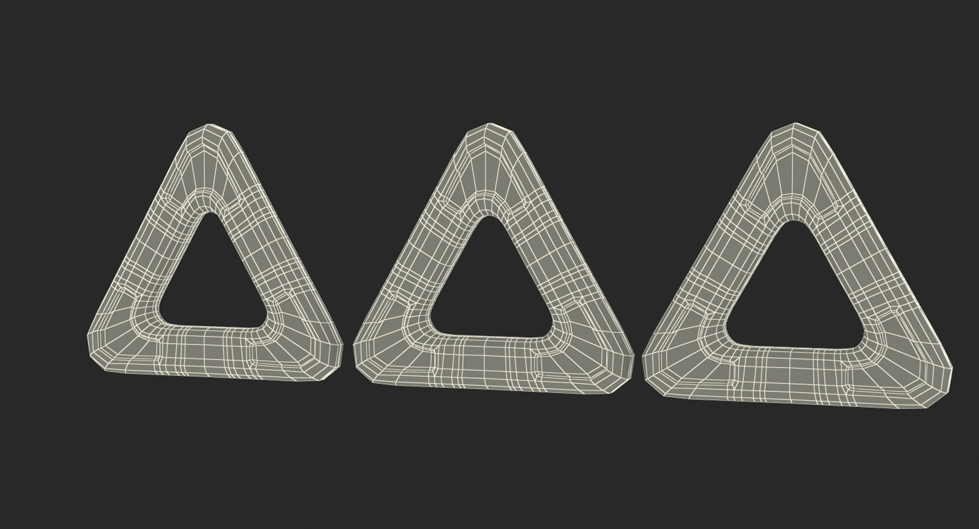 3D Magnetic Designer Colored Triangles Model - TurboSquid 1337512