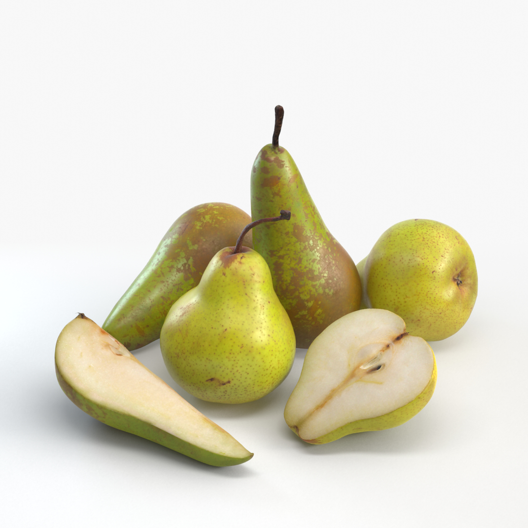 Packham Conference Pears 3d Model