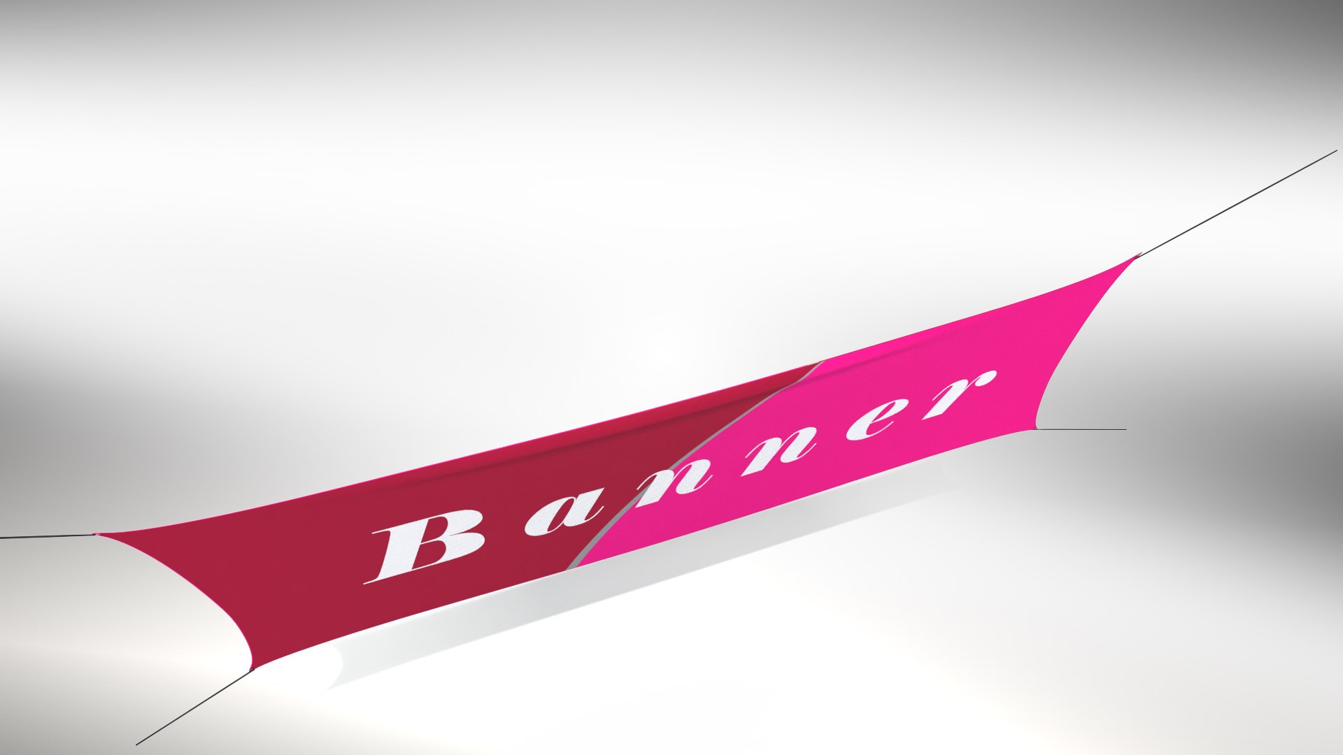 3D Hanging Banner - TurboSquid 1688630
