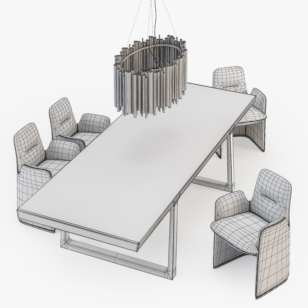 3d Poliform Guest Chair Opera Model