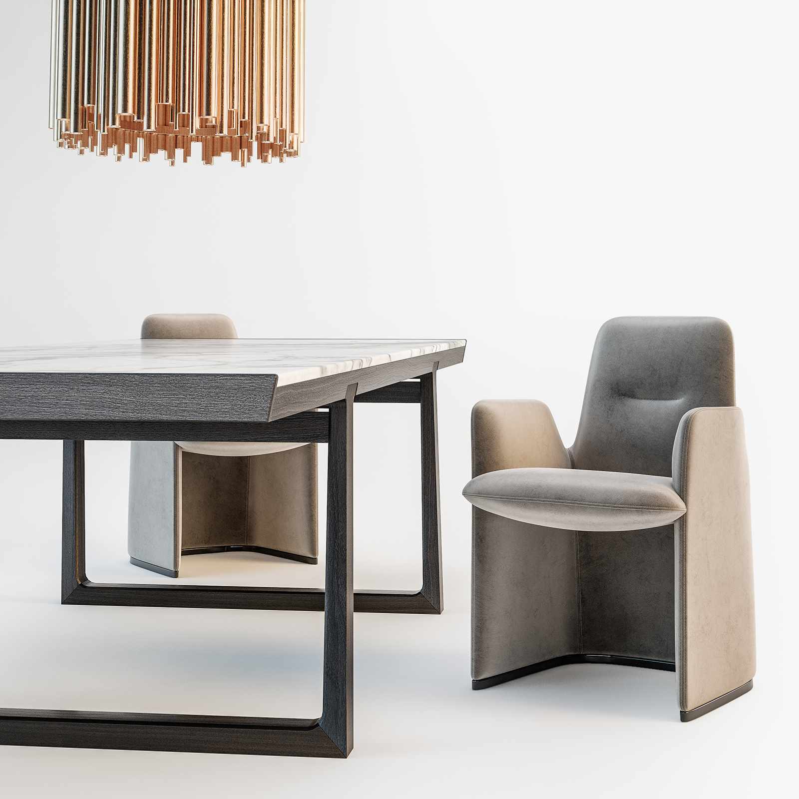 3d poliform guest chair opera model
