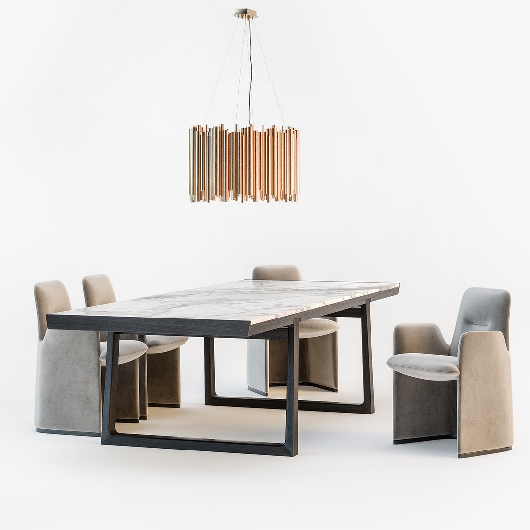 3d Poliform Guest Chair Opera Model