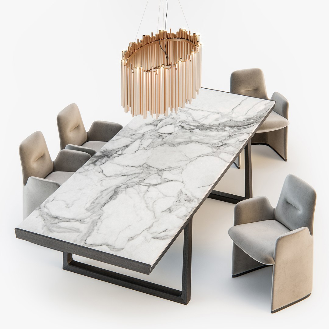 3d Poliform Guest Chair Opera Model