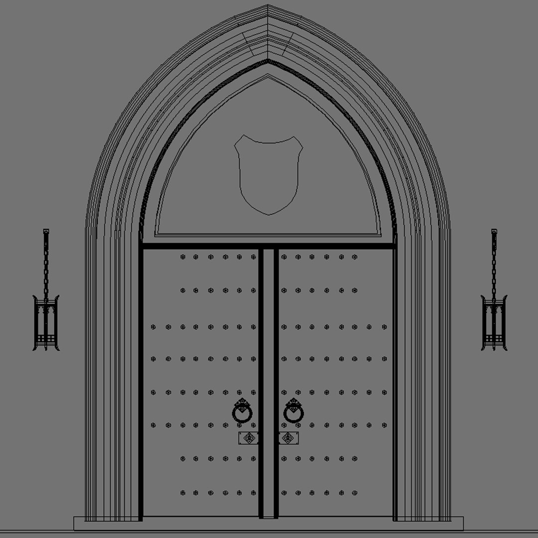 Medieval Doors Example Blend