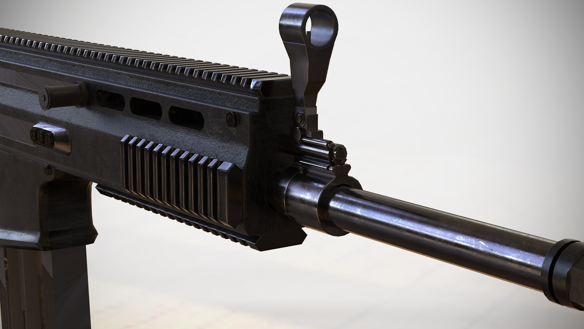 3D Fn Scar Modeled - - TurboSquid 1488401