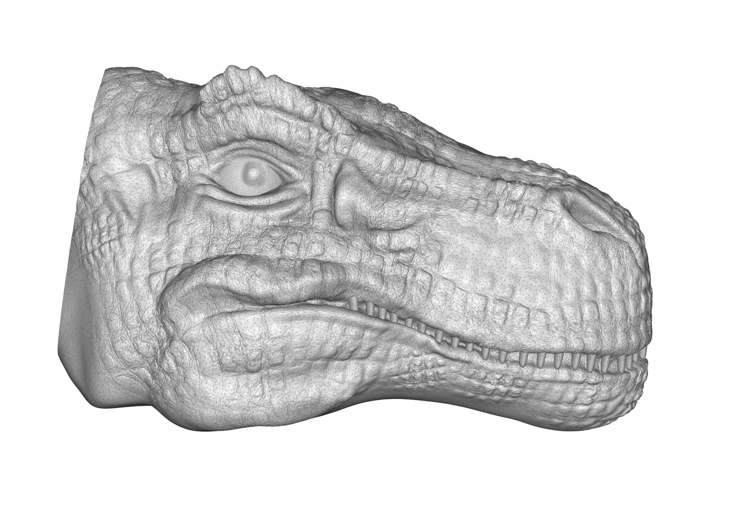 T Rex Head 3D Model - TurboSquid 2222202