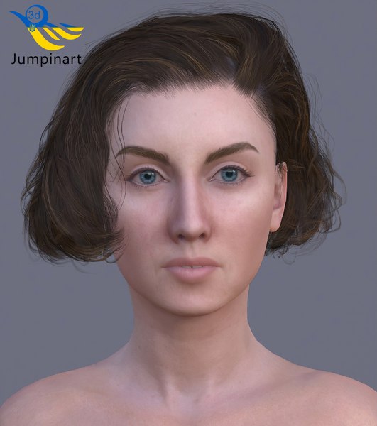 Female character Maria Ukraine 3D model - TurboSquid 1873533