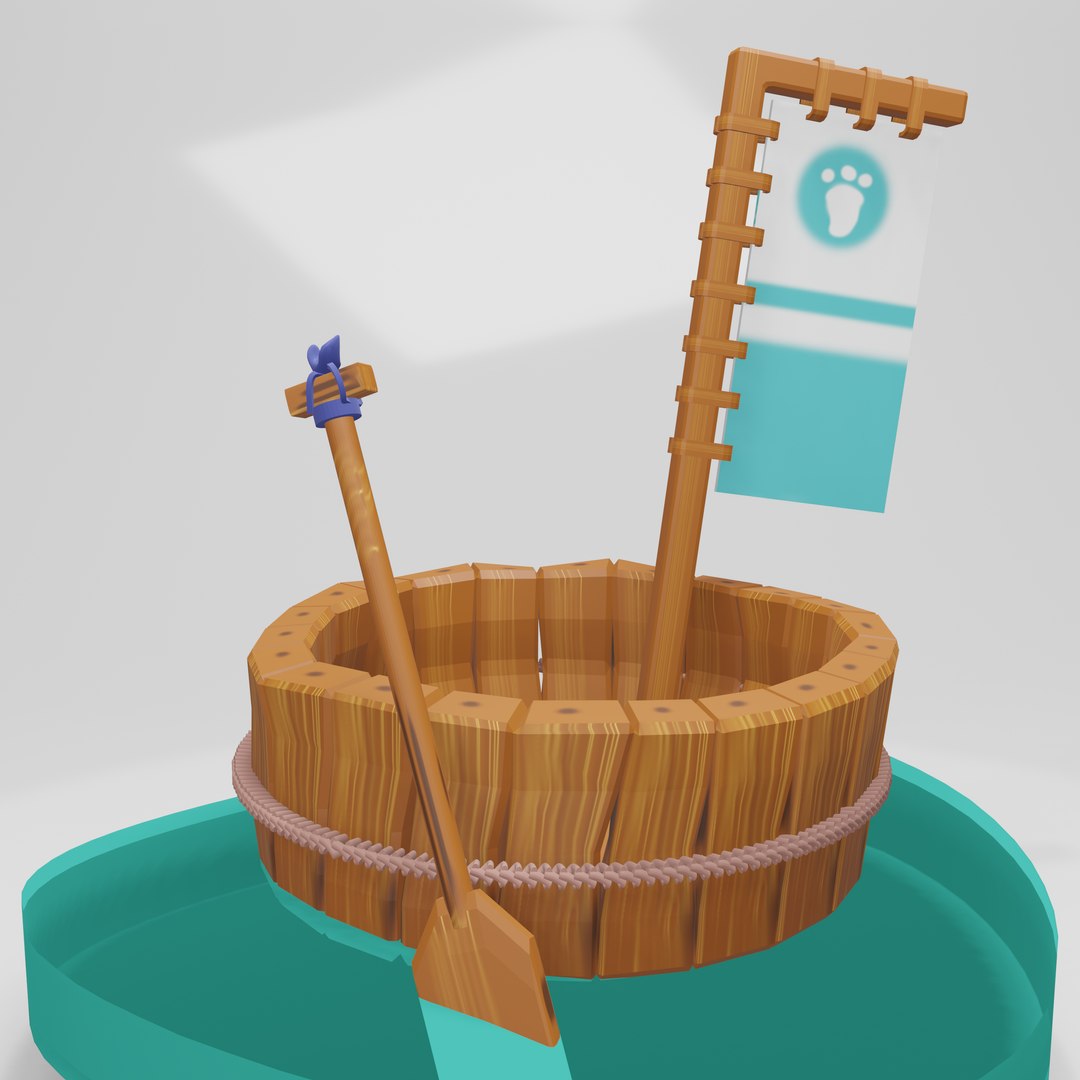 Japanese Barrel Boat Model Low-poly 3D Model 3D Model - TurboSquid 2064033