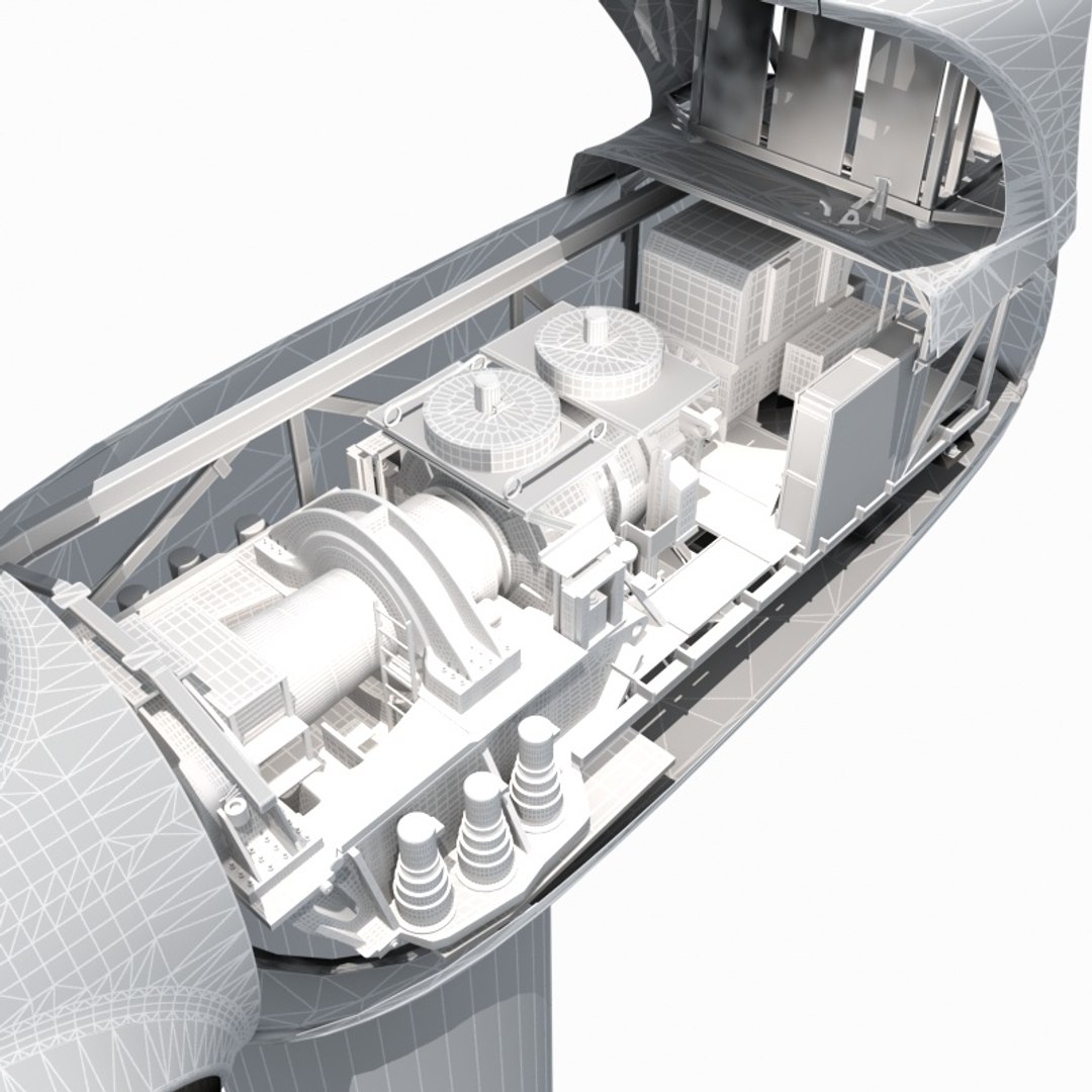 3D Wind Turbine Drives Generally Model - TurboSquid 1484463