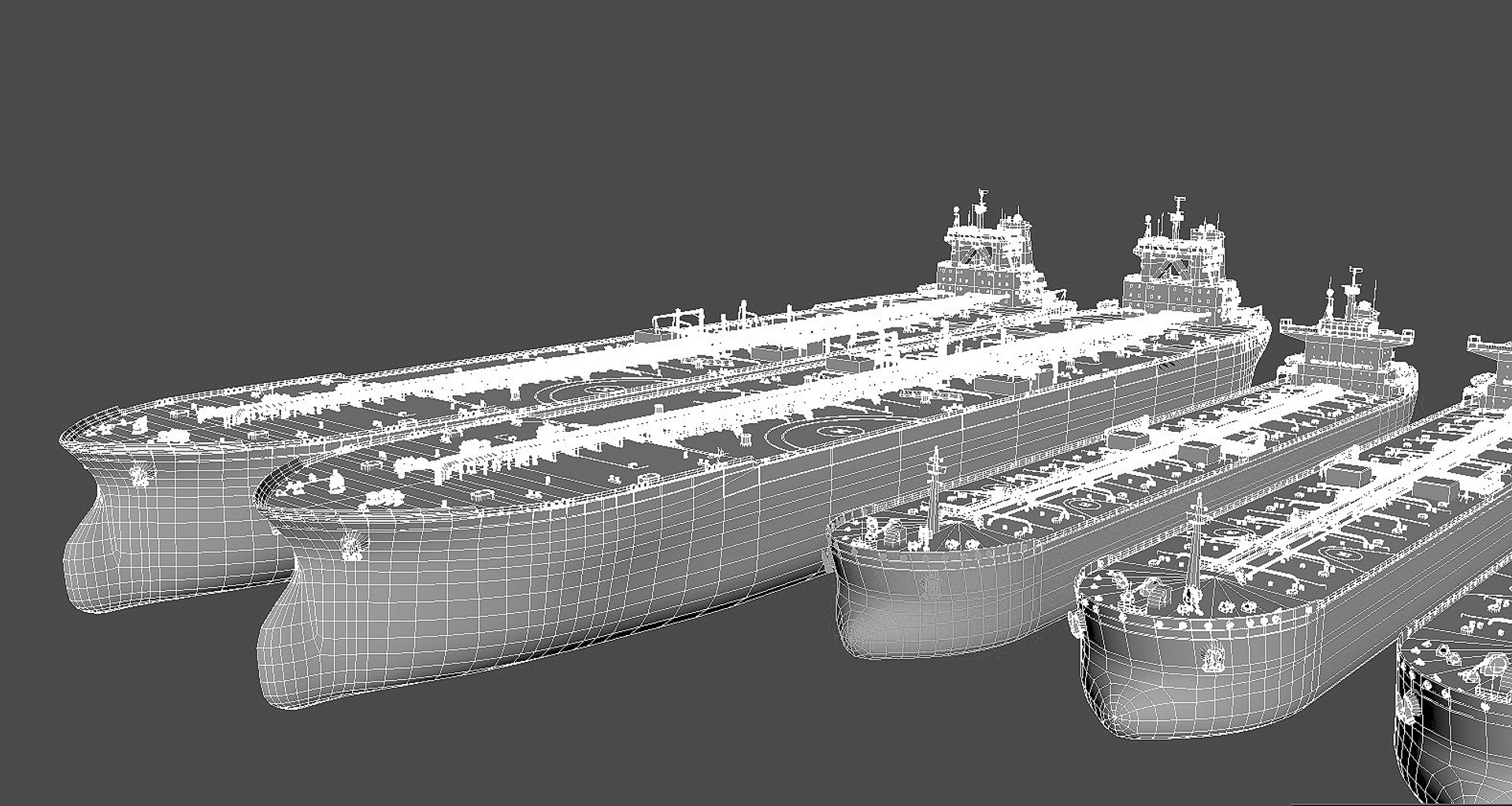 3D Tanker Pack Ships Model - TurboSquid 1440209