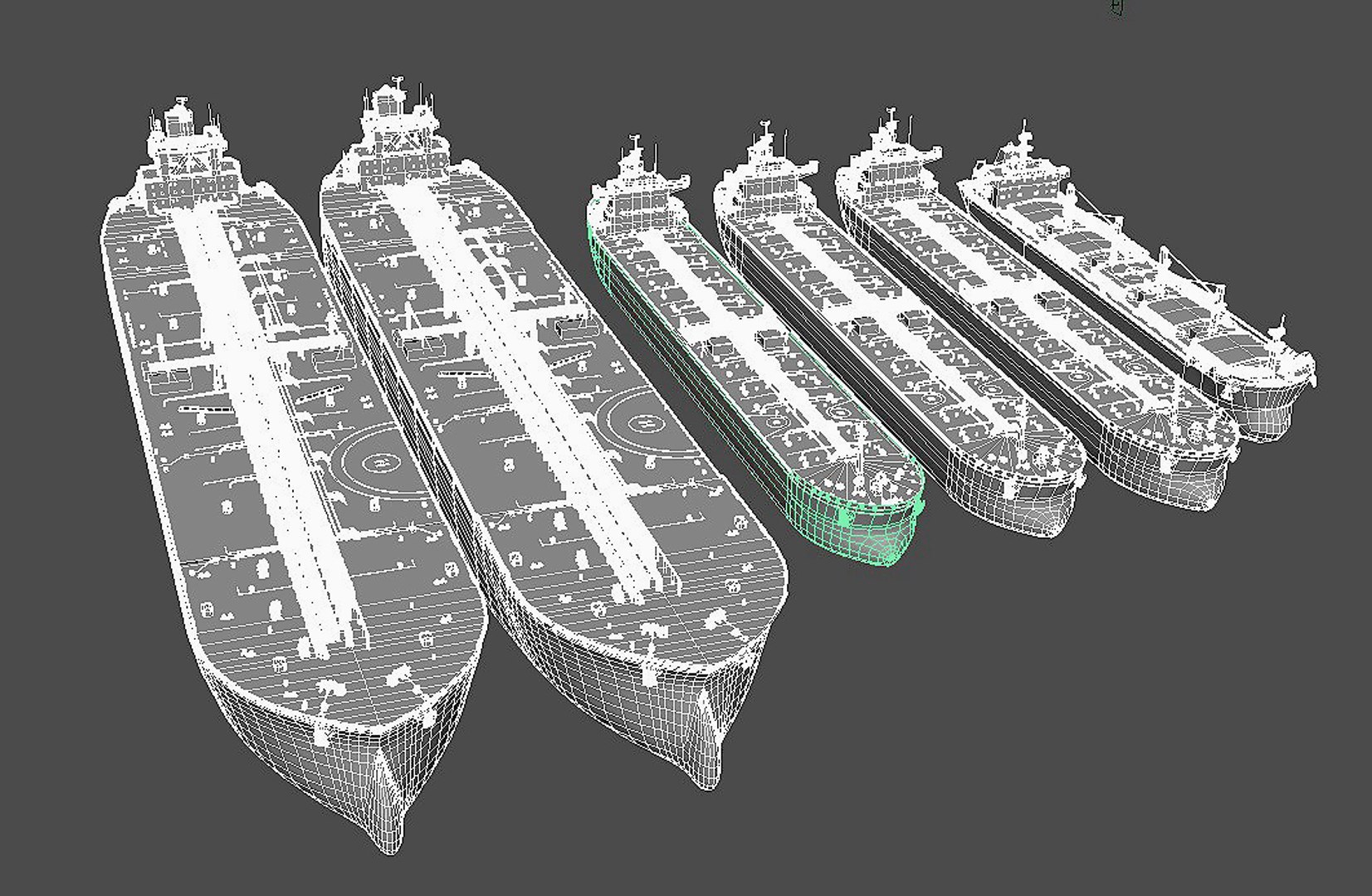 3D Tanker Pack Ships Model - TurboSquid 1440209