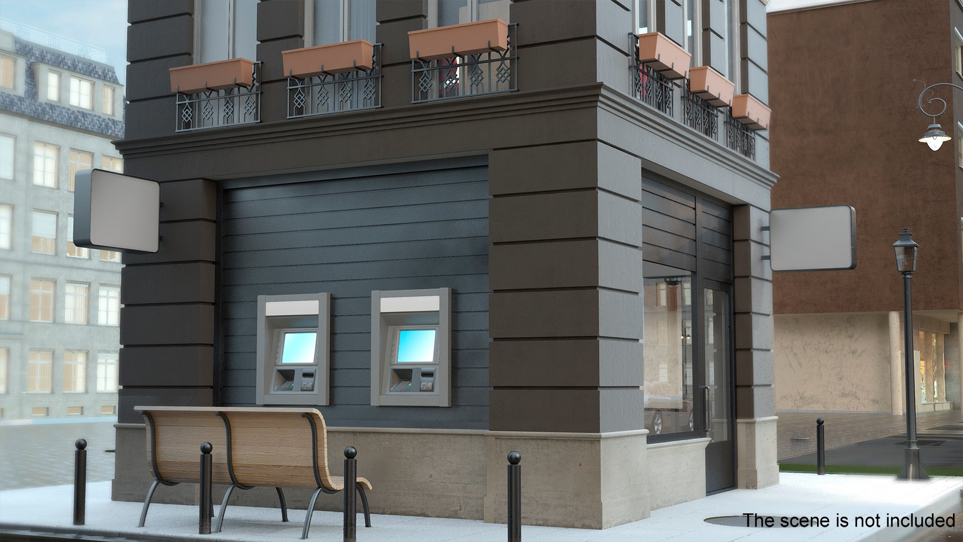 3D model Little Office Building - TurboSquid 2151657