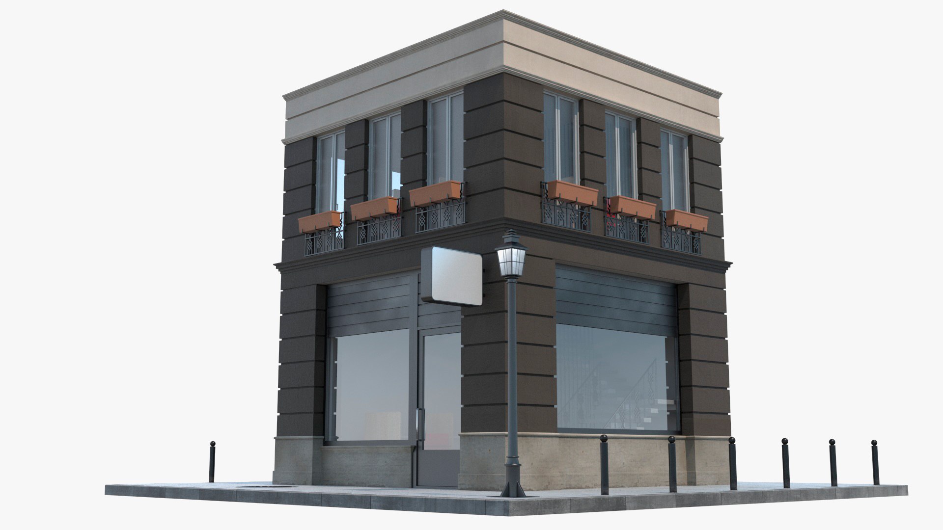 3D model Little Office Building - TurboSquid 2151657