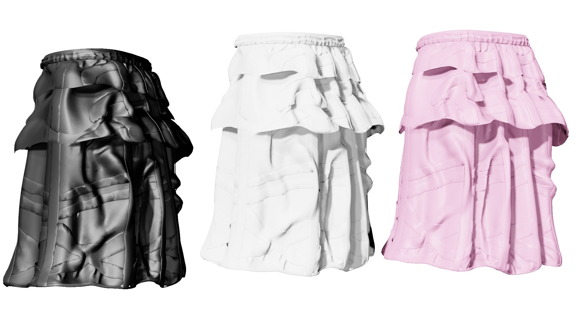 3D Skirt Model - TurboSquid 1828141