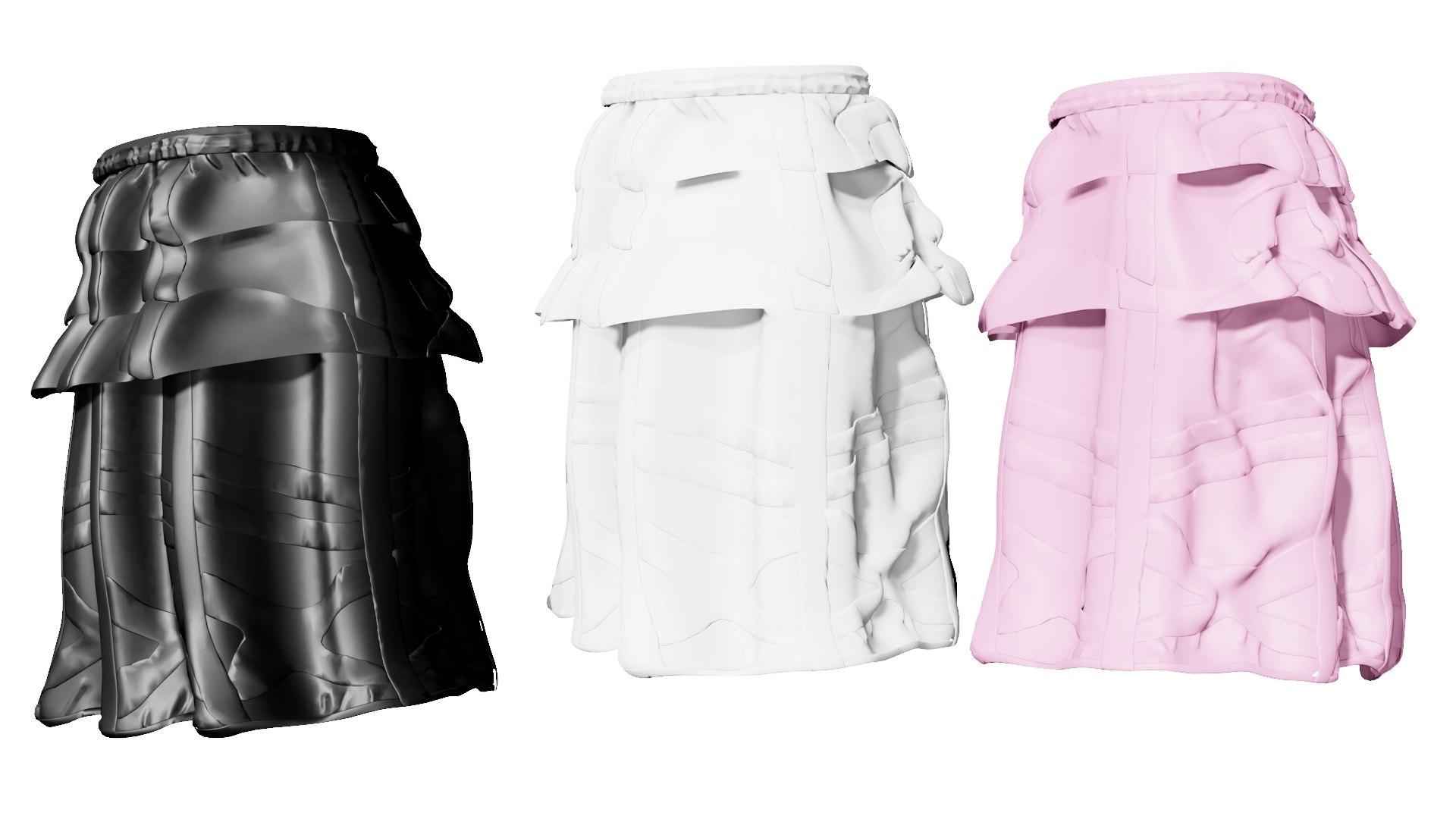 3D Skirt Model - TurboSquid 1828141