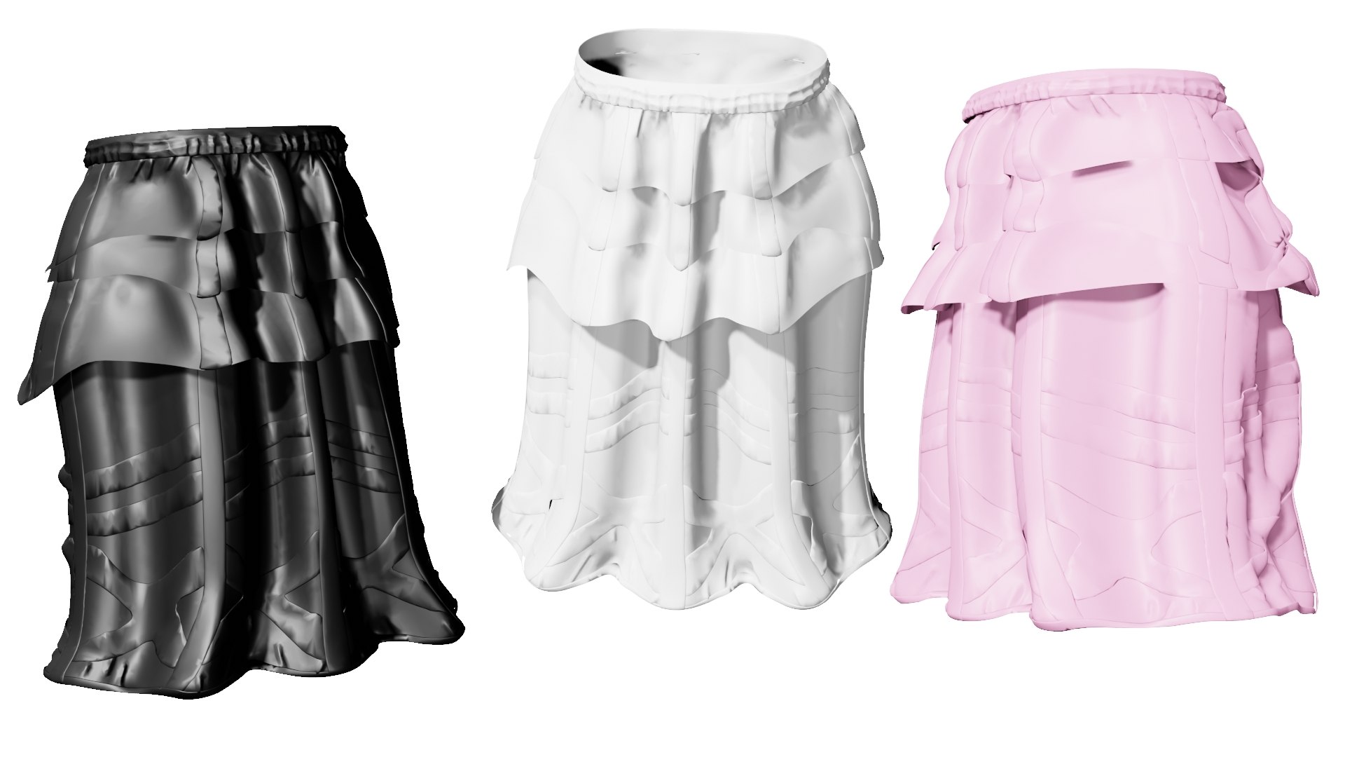 3D Skirt Model - TurboSquid 1828141