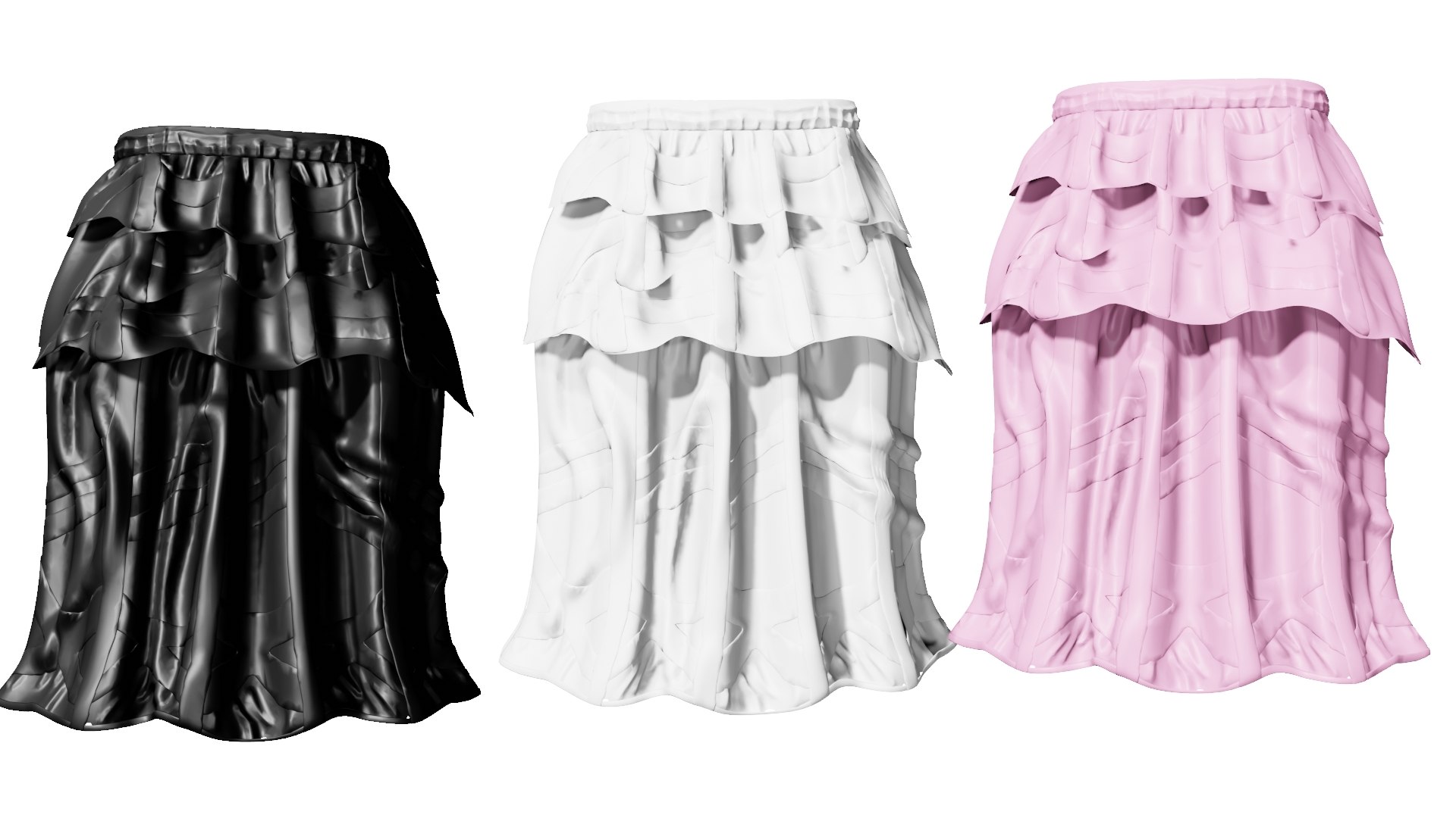 3D Skirt Model - TurboSquid 1828141