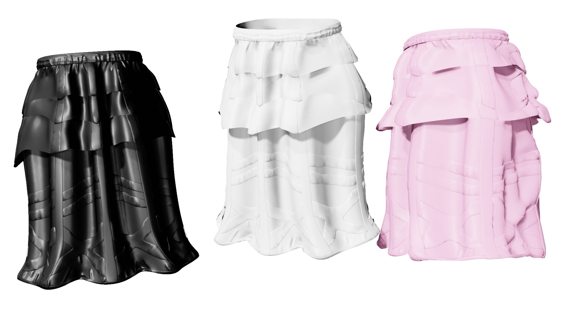 3D Skirt Model - TurboSquid 1828141